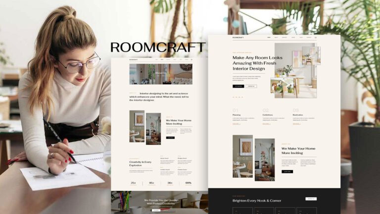 RoomCraft – Architecture & Interior Design Elementor Template Kit – KitPapa