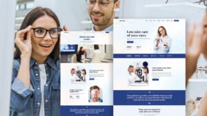 Lensify – Optometrist & Eye Care Elementor Template Kit - KitPapa