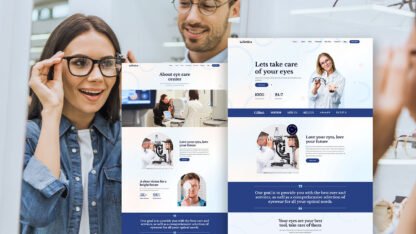 Lensify – Optometrist & Eye Care Elementor Template Kit - KitPapa